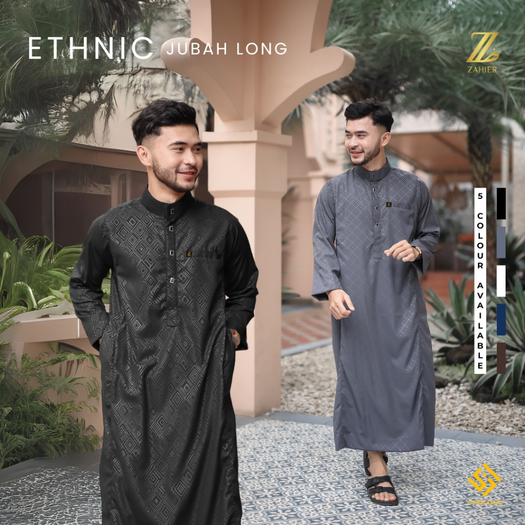 Jual Thobe Pria Embos Lengan Panjang Non Manset Jubah Gamis Modern ...