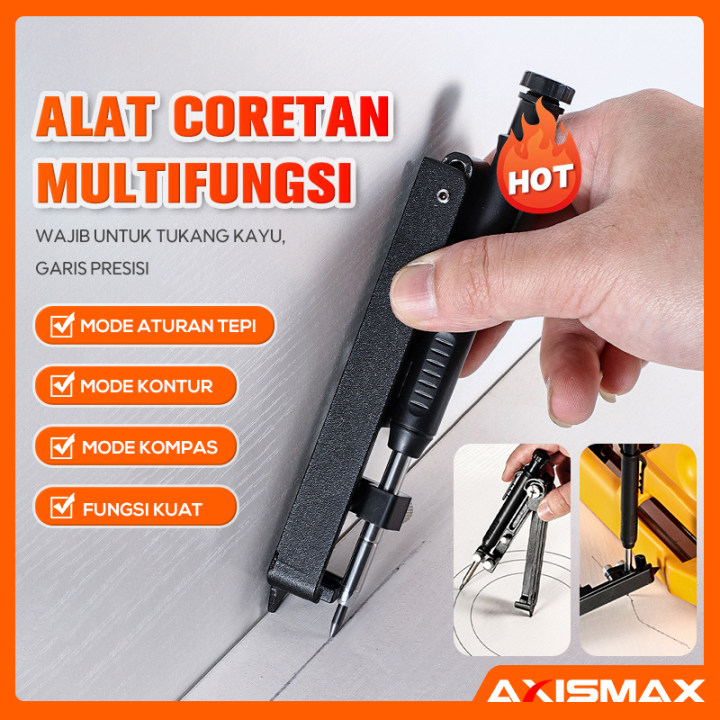 Jual COD Alat Ukur Penanda Kayu Pengukuran Garis Sudut Multifungsi ...