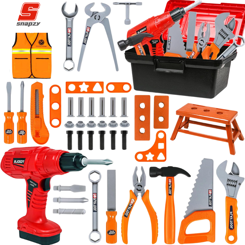 Jual Snapzy Mainan Perkakas Anak Mainan Tukang Tukangan Tool Toys Set ...