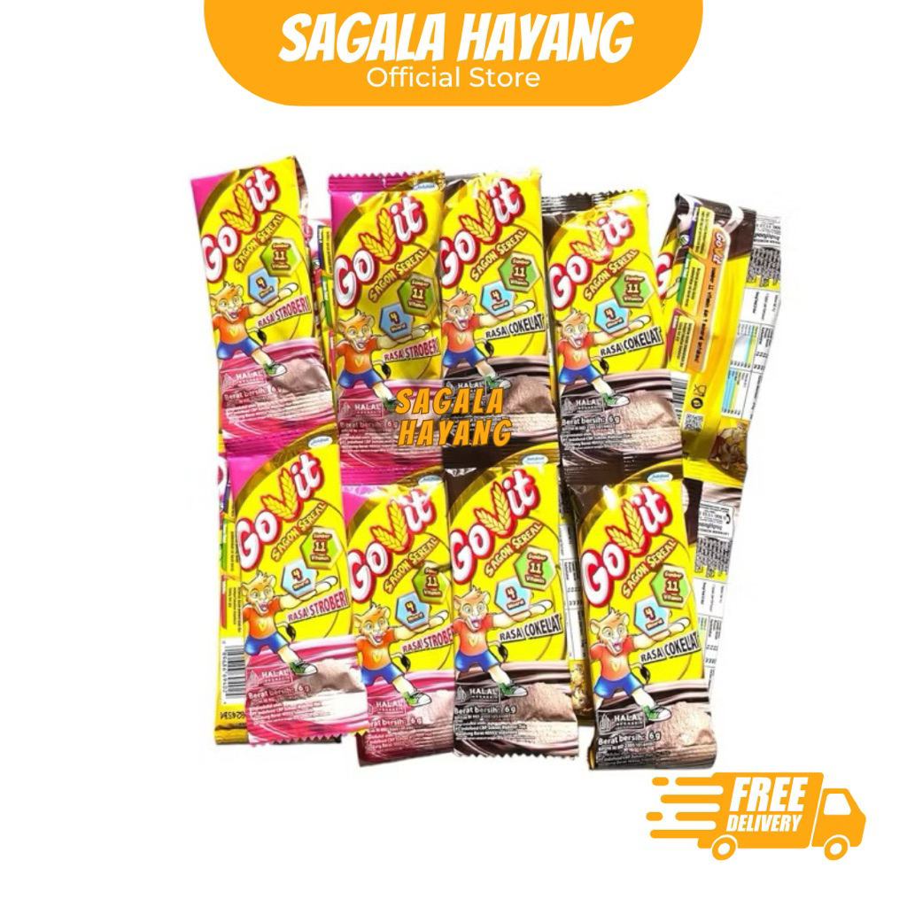 Jual ( SAGALA HAYANG ) 1 Renceng isi 10pcs Go Vit Sagon Sereal -6gram | Shopee Indonesia