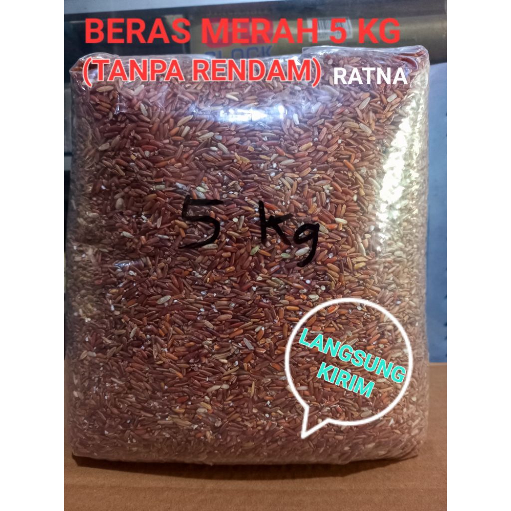 Jual 5 KG Beras Merah Termurah Langsung Petani (TANPA RENDAM - TANPA ...