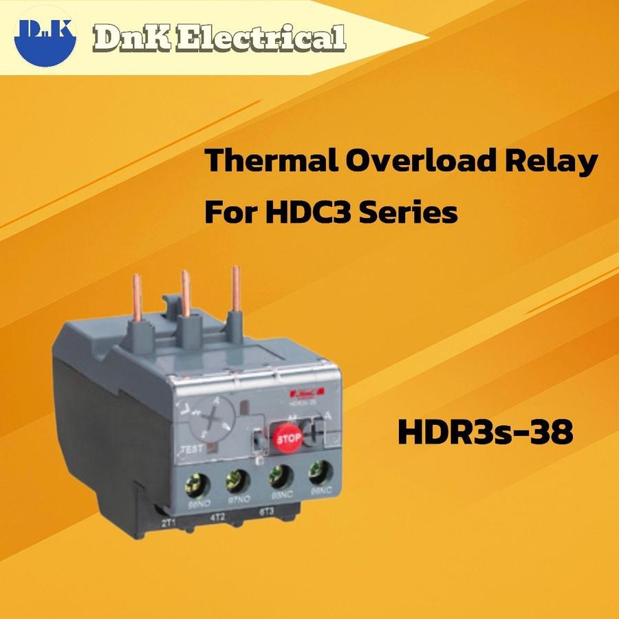 Jual Thermal Overload Relay Himel Type HDR3s-38 ( For Contactor Type ...