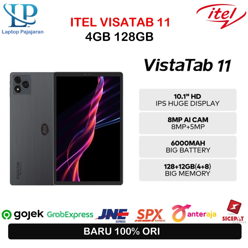 Jual Tablet Itel VistaTab 11 Ram 4GB Internal 128GB Garansi Resmi ...