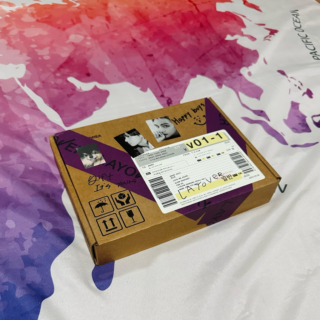 Jual BTS V ALBUM LAYOVER (purplE) | Shopee Indonesia