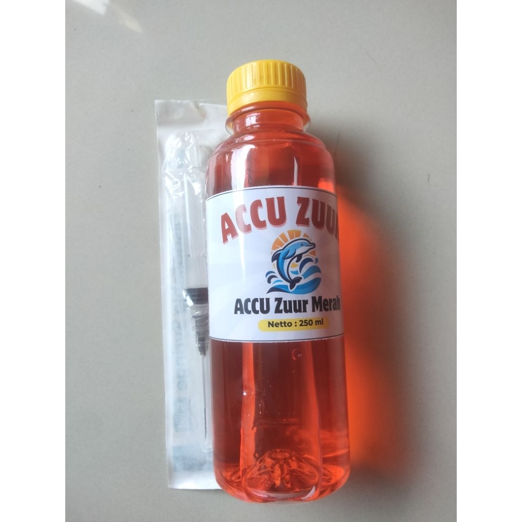Jual AIR ACCU ZUUR MERAH AIR AKI ZUUR MERAH 250ML PERBAIKAN AKI DROP ...