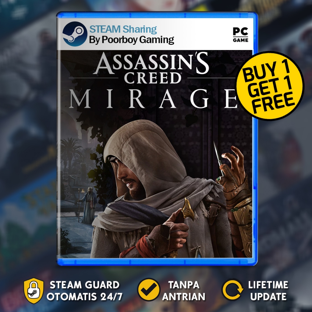 Jual ASSASSINS CREED MIRAGE DELUXE EDITION PC ORIGINAL GAME | Shopee Indonesia