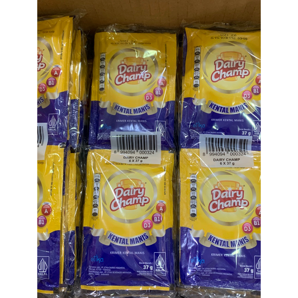Jual (2 PCS)SKM DAIRY CHAMP sachet 37gr | Shopee Indonesia