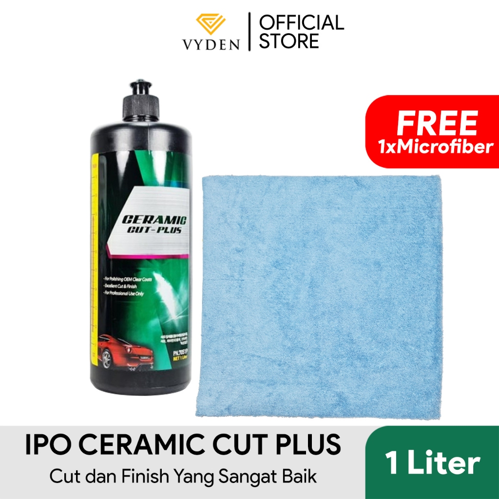 Jual IPO CERAMIC CUT PLUS Compound Kompon Kasar Soft Hard Paint Baret ...