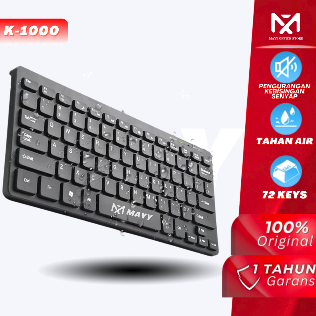 Jual Mayy official id Keyboard kabel gaming komputer pc mini silent ...