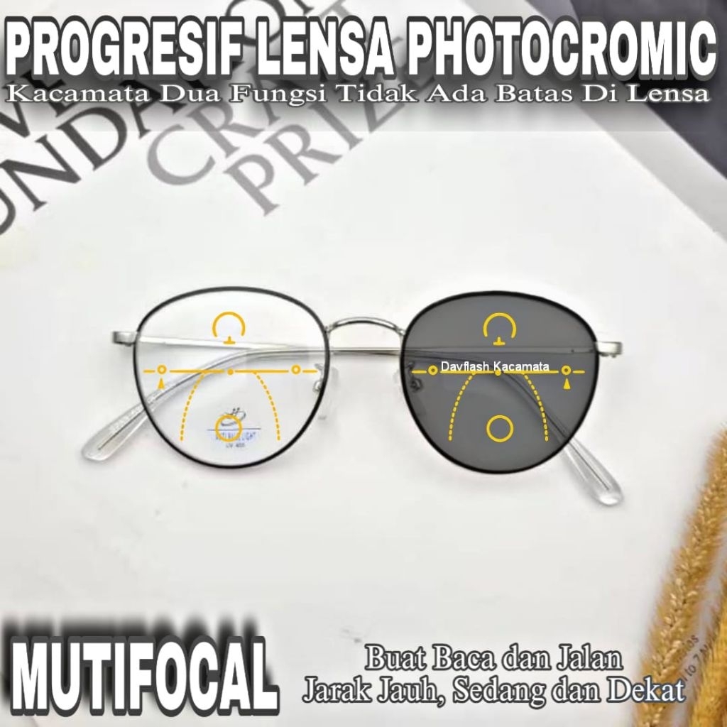 Jual kacamata 2733 frame kecil imut Baca plus dan jalan progresif ...
