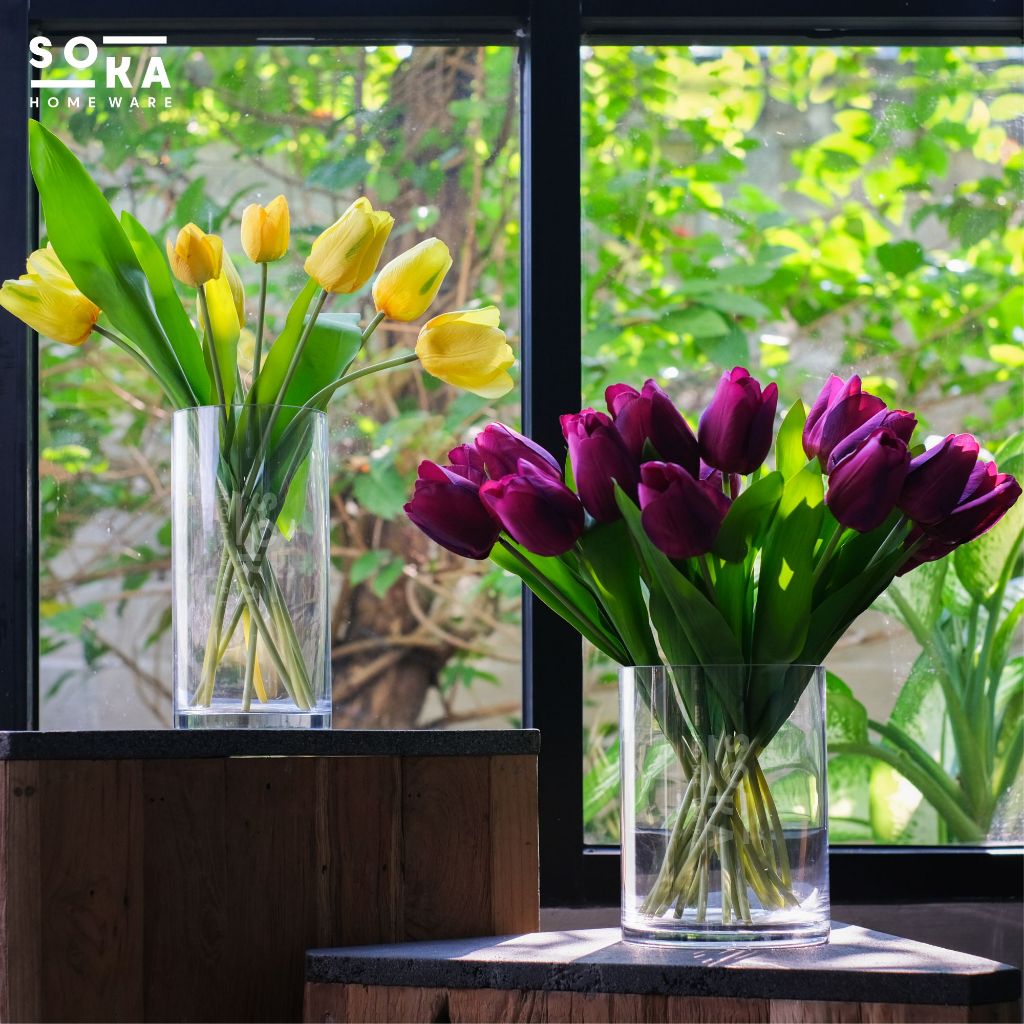 Jual Glass Sylinder | Vas Bunga | Aquarium | Kaca - Kaca Tebal ...