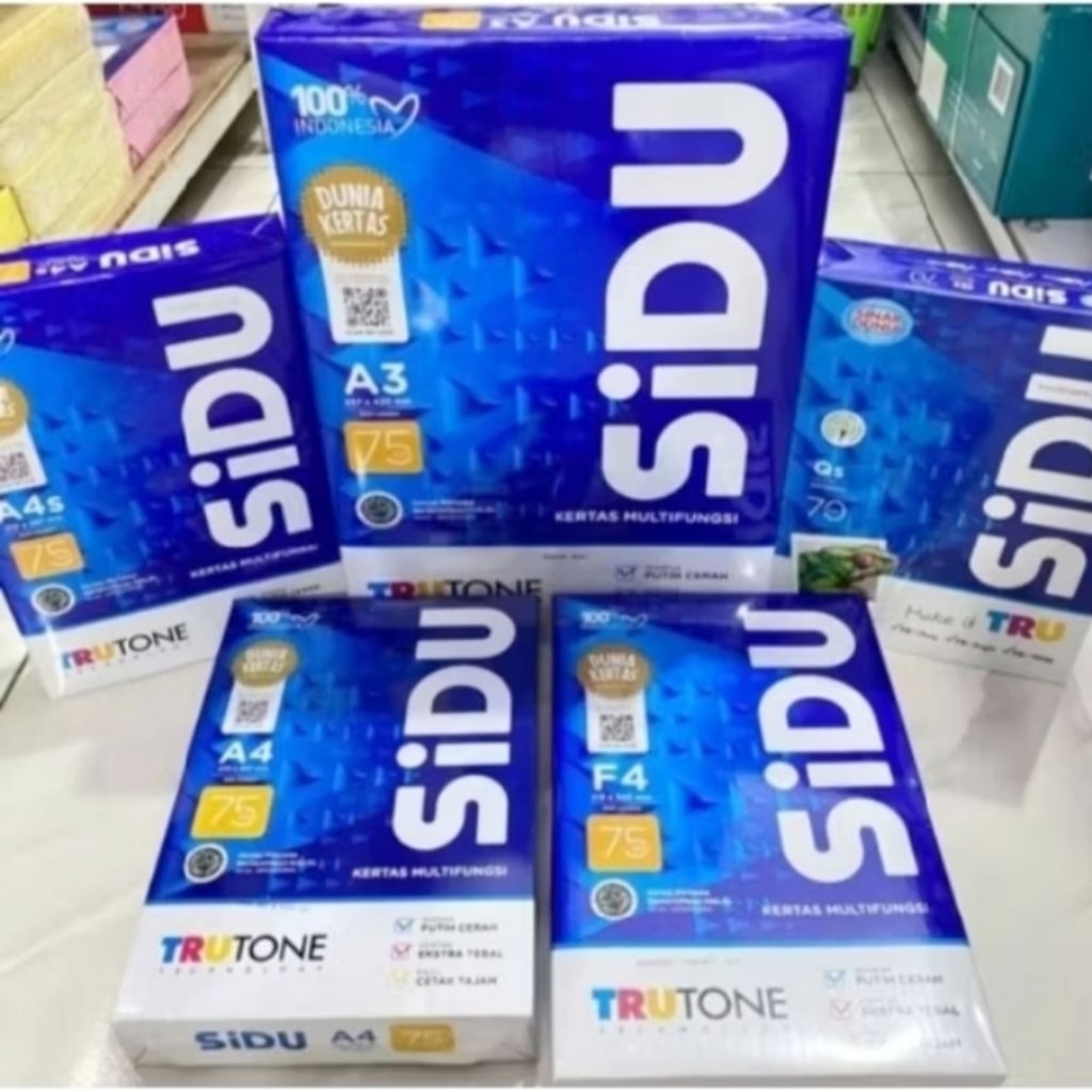 Jual Kertas HVS F4 Kertas HVS Side Berbagai Ukuran Isi 500 lembar ...