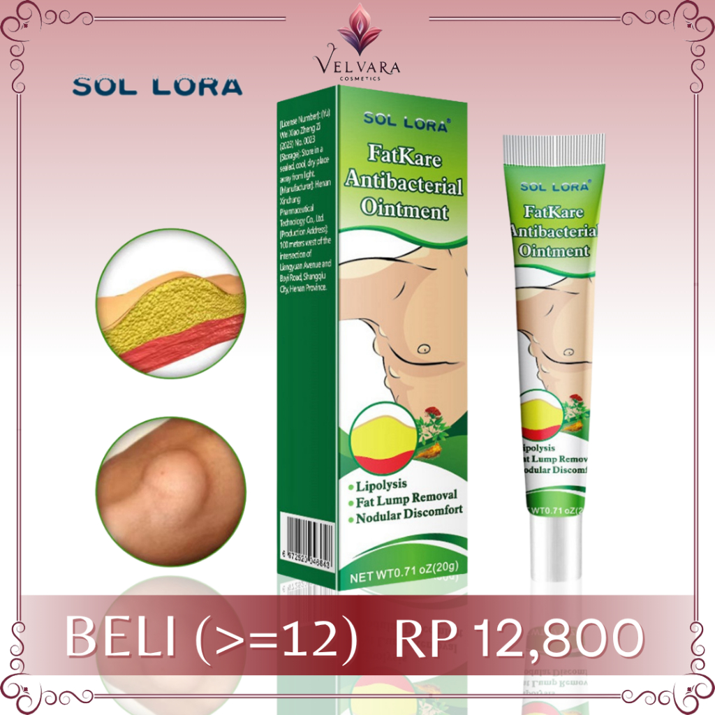 Jual SOL LORA Salep Lipoma Cream Bantu Atasi Benjolan Lemak Mengurangi Lipoma Jinak Secara Alami ...