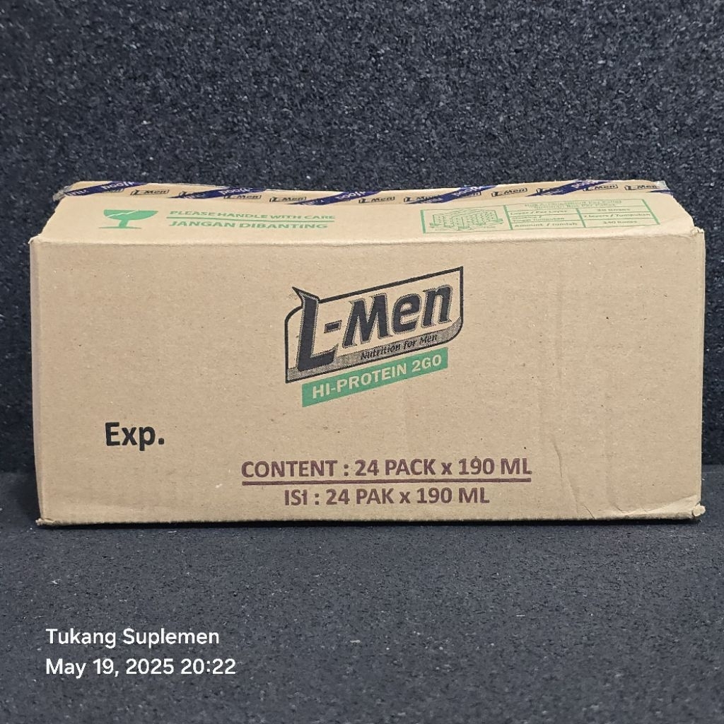Jual L Men LMen L-Men 1 Box Hi Protein 2GO 2 GO With Coffee Cappuccino ...