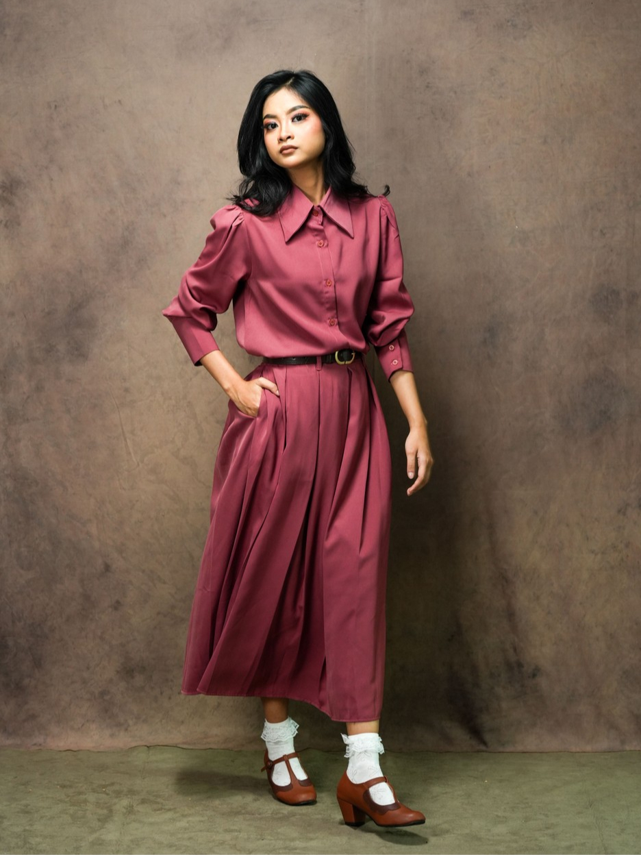 Jual Gentle Lady - Arabella Set Atasan dan Bawahan Wanita Warna Pink ...