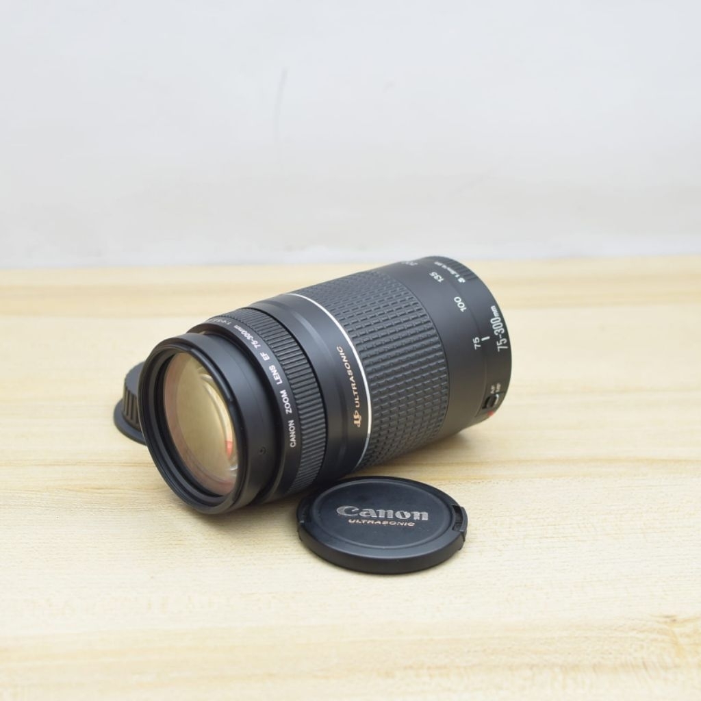 Jual Lensa Tele Canon 75-300mm F4-5.6 Ef III USM For Canon DSLR MURAH ...