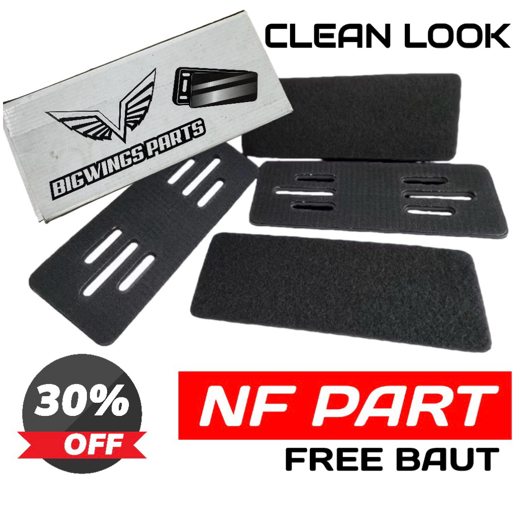 Jual dudukan plat nomor motor plat motor CLEAN LOOK Plat Nomor Nopol ...