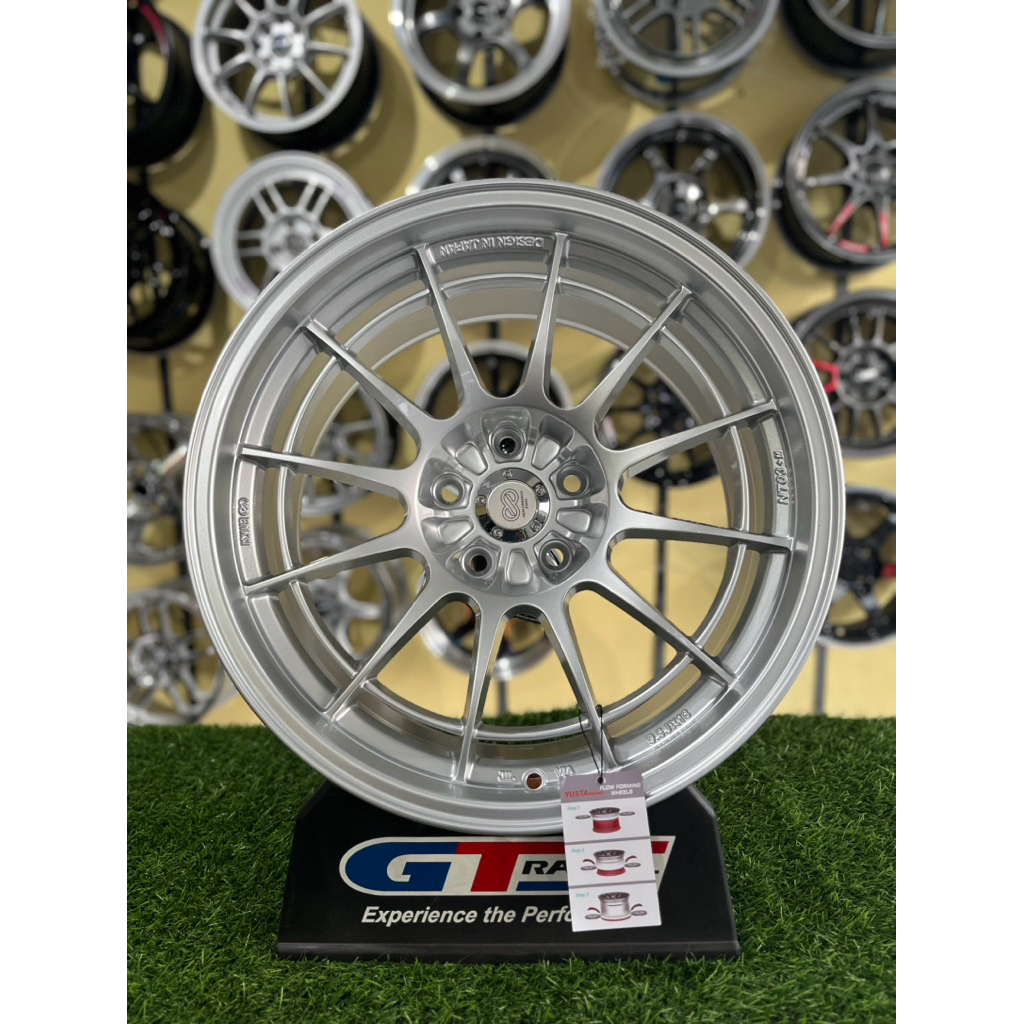 Jual velg enkei spider r18 hyper silver by YUSTA pcd 5x114 kondisi baru ...