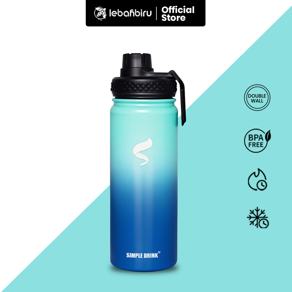 Jual LEBAH BIRU Tumbler Seri Simple Drink 532ml - Stainless Steel ...