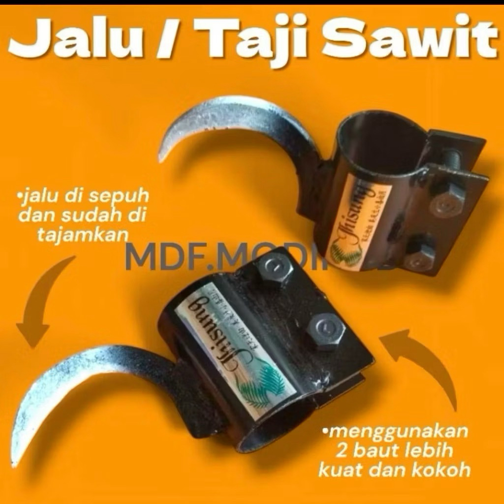 Jual Jalu Taji 2 Baut - Klem Taji Jalu Sawit - Alat Berkebun Kelapa ...