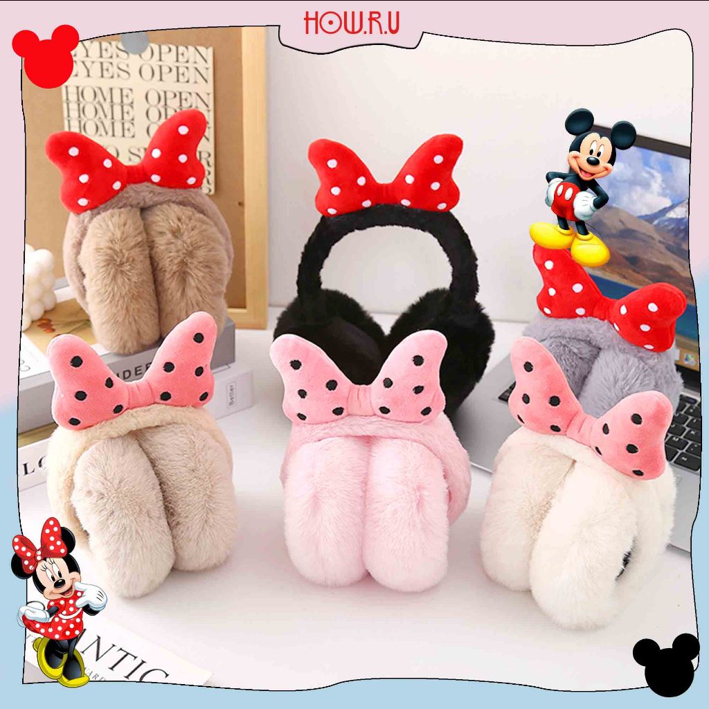 Jual HOW.R.U | Ear Muff Lucu Karakter Telinga Mickey Mouse / Pelindung ...