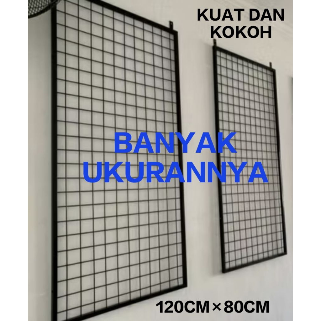 Jual {COD}RAK BINGKAI MONDO 120×80 CM HITAM DAN PUTIH, RAK DISPLAY ...