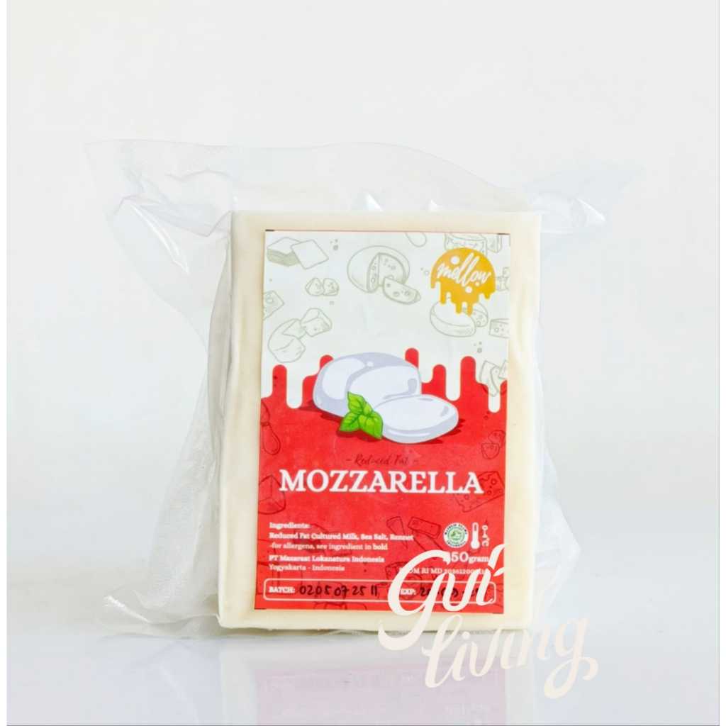 Jual Low Fat Mozzarella Mazaraat Artisan Cheese Keju Natural | Shopee ...