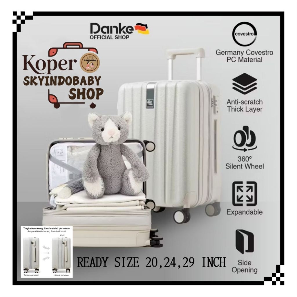 Jual Koper Danke Kabin & Bagasi | Signature Expandable Size 20 inch ...