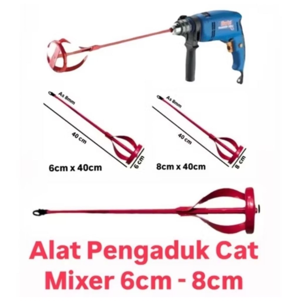 Jual Pengaduk Cat 60 x 400 mm Tjap Mata Tongkat Mixer Semen 6 x 40 cm ...