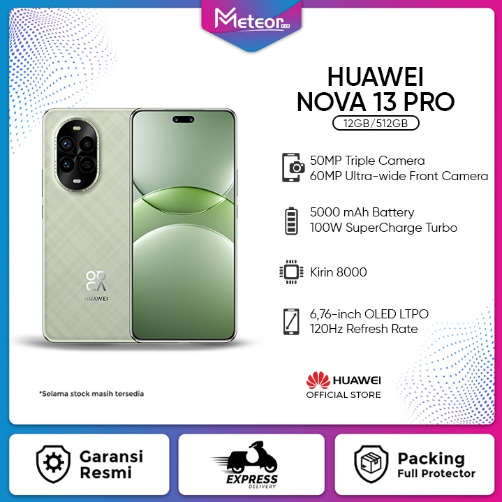 Jual HUAWEI NOVA 13 PRO 12/512 GB GARANSI RESMI (INSTAN AREA MALANG ...