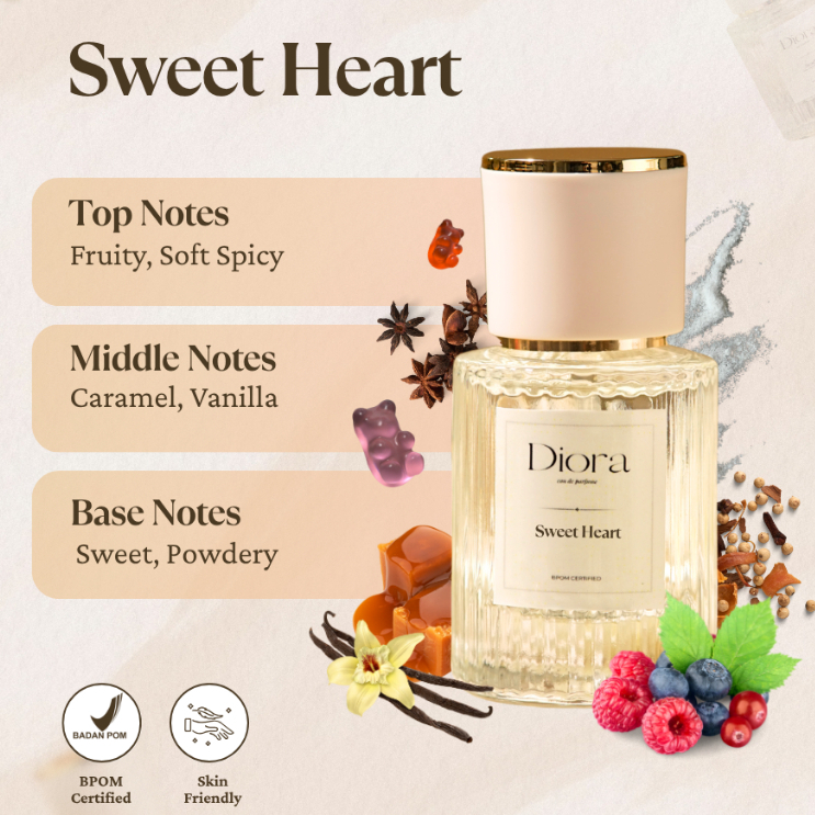 Jual DIORA PERFUME - VARIAN SWEET HEART | Shopee Indonesia