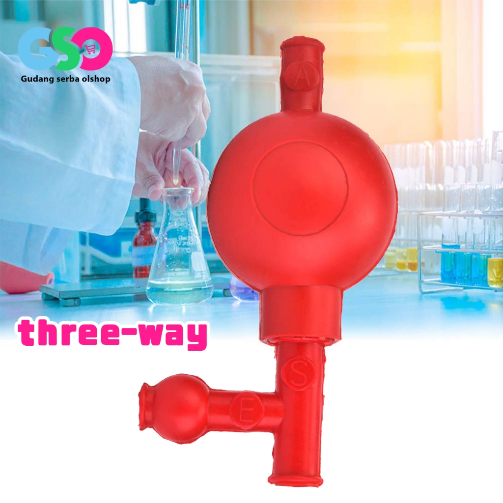 Jual Pipet Filler 3 Valve Safety Karet Hisap Universal Merah Bola Hisap ...