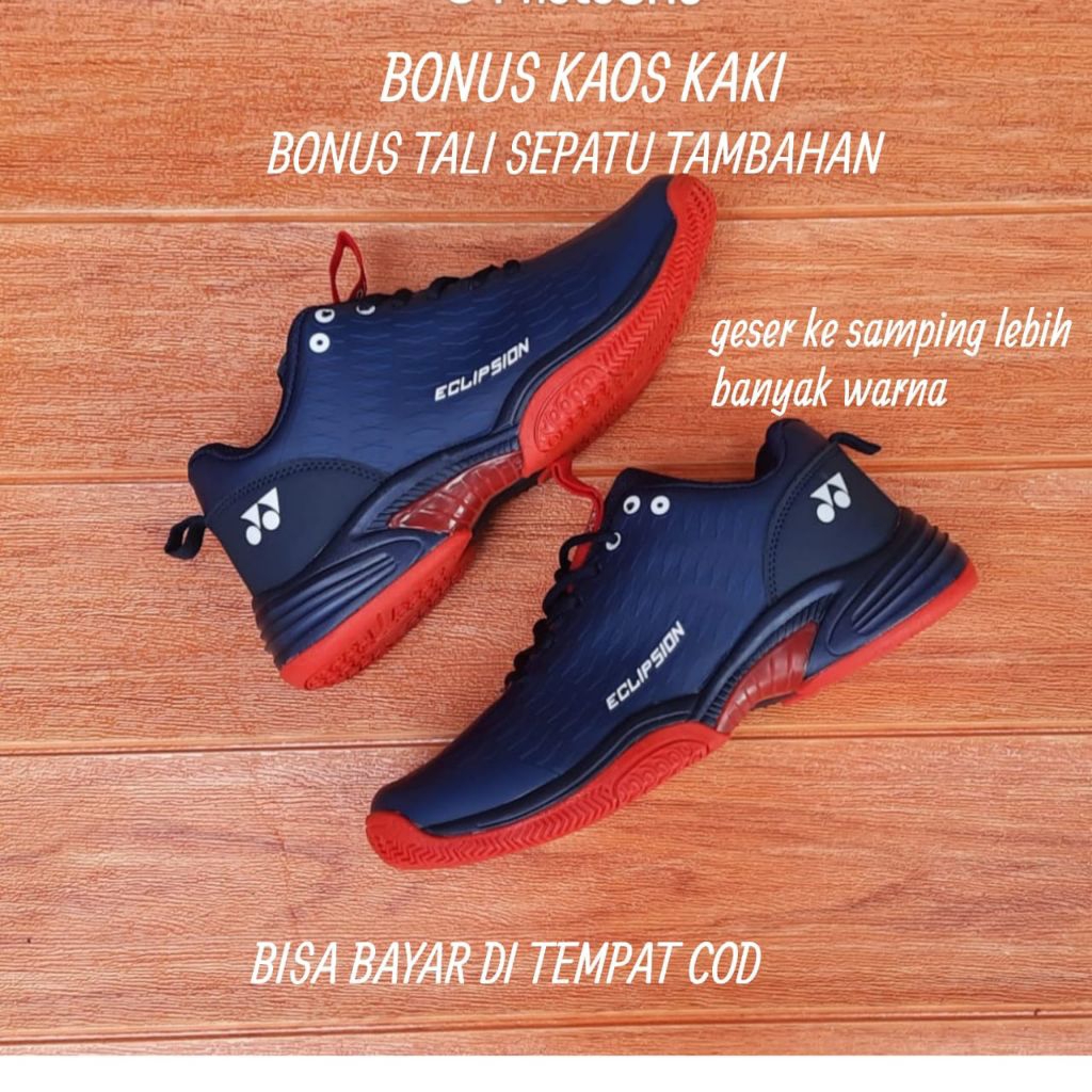 Jual sepatu badminton Ynx Eclipsion terbaru/sepatu badminton pria ...