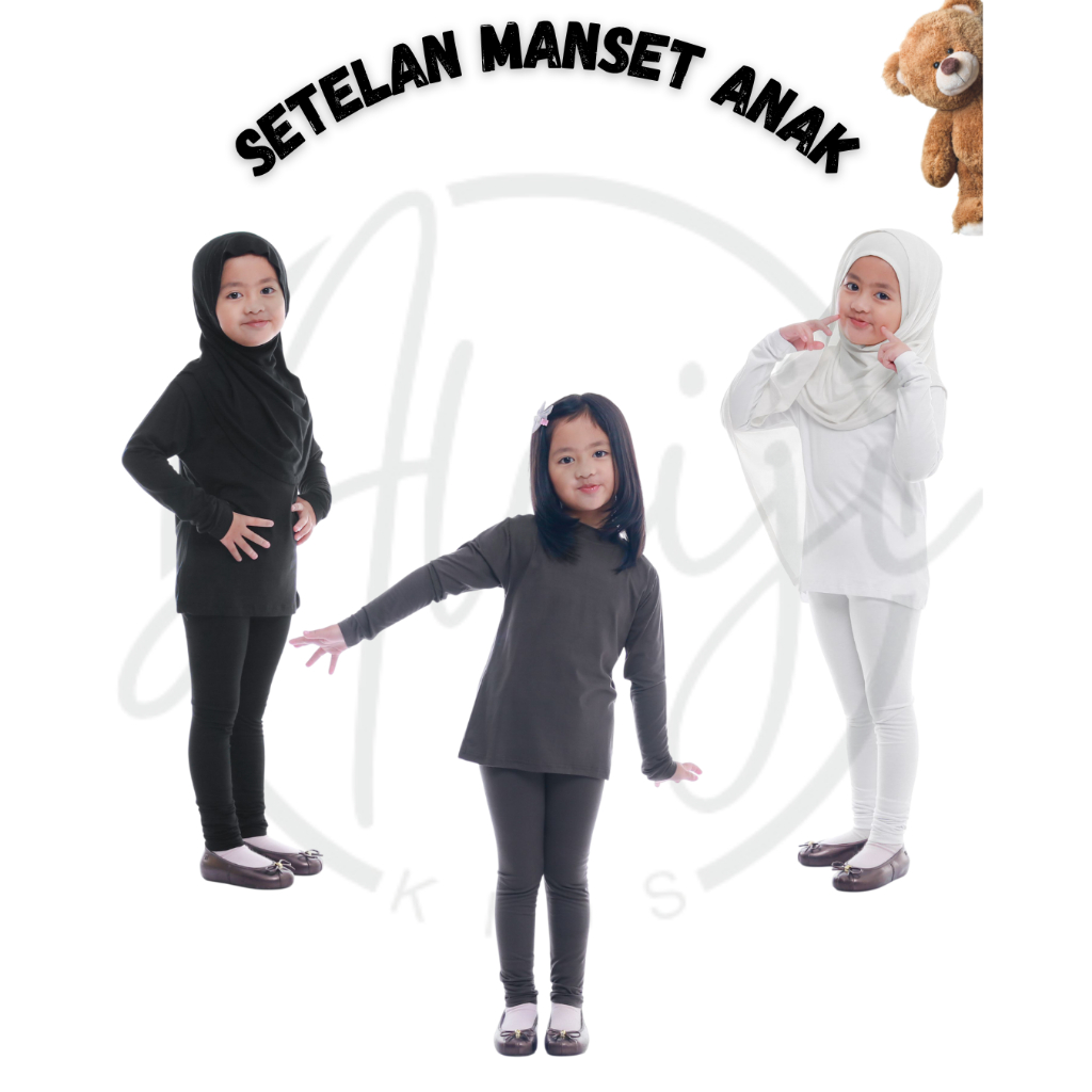 Jual Setelan Manset dan Legging Anak Usia 1-10 Tahun Bahan Rayon Super ...