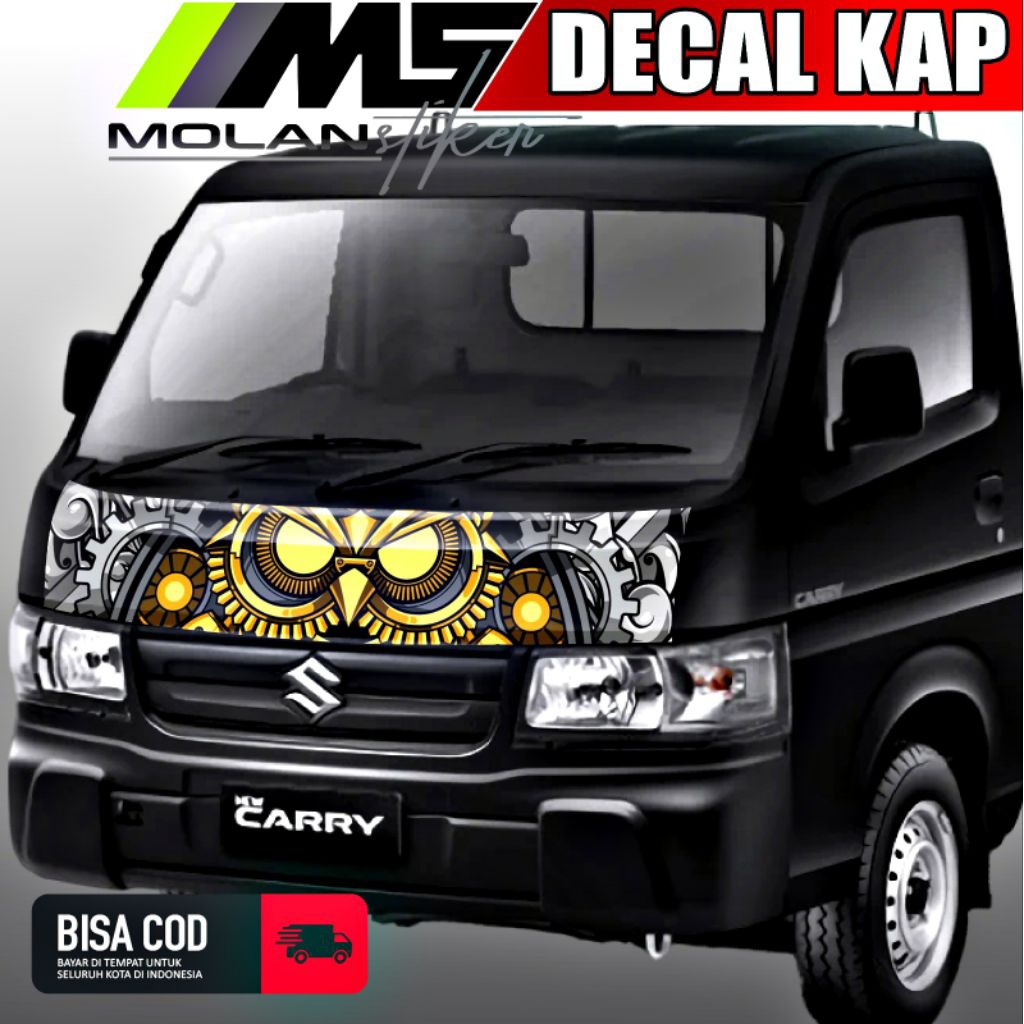 Jual Decal Sticker Striping Variasi Kabin Depan New Carry Pickup Decal ...