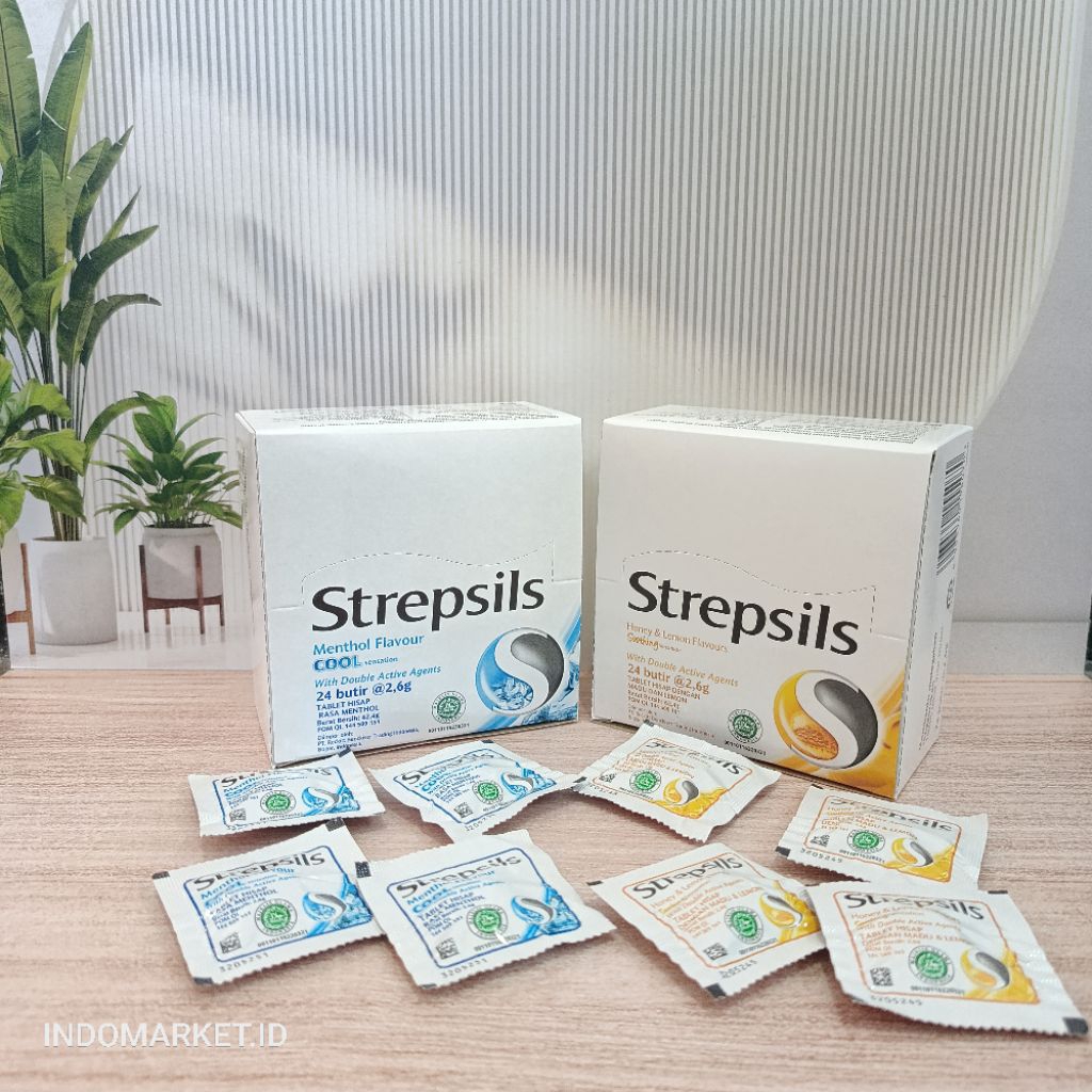 Jual Strepsils Tablet hisap 24 butir 2,6g/Strepsils/Permen strepsils ...