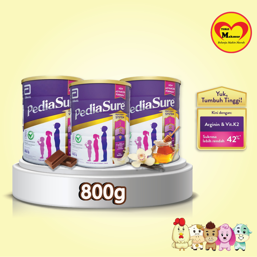 Jual Pediasure Triplesure Vanila / Madu / Coklat 800gr / Toko Makmur Pondok Jati | Shopee Indonesia