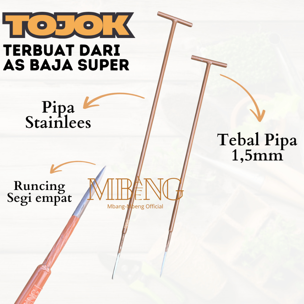 Jual Mbang-Mbeng tojok sawit Pipa stainlees / Mata Tojok Dari As Baja ...