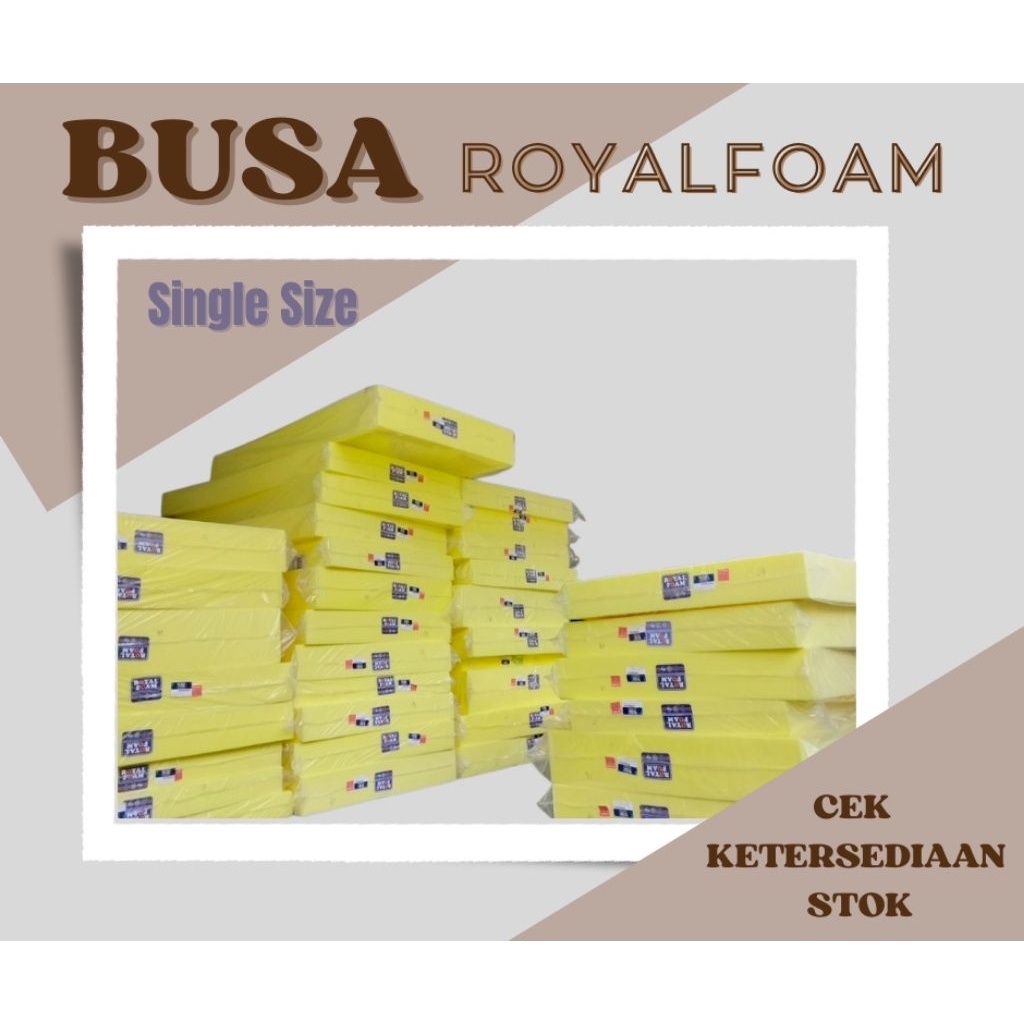 Jual Kasur busa Royalfoam D16 garansi 10 th single size | Shopee Indonesia