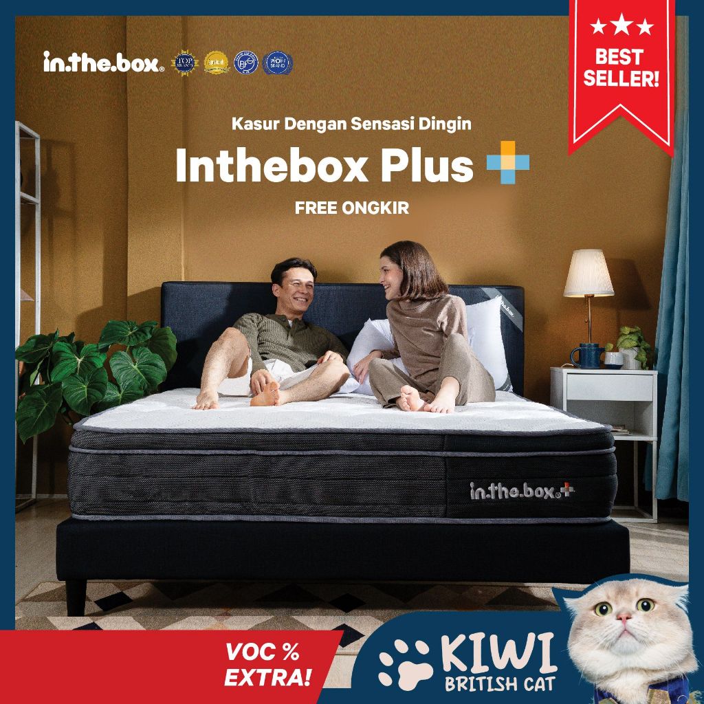 Jual Kasur Spring Bed Berkualitas IN THE BOX PLUS (Plush Top) - FREE ...