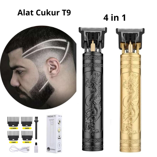 Jual Alat Mesin Cukur DRAGON VINTAGE Trimmer Naga T9 Potong Rambut Bulu Kumis Jenggot Listrik ...