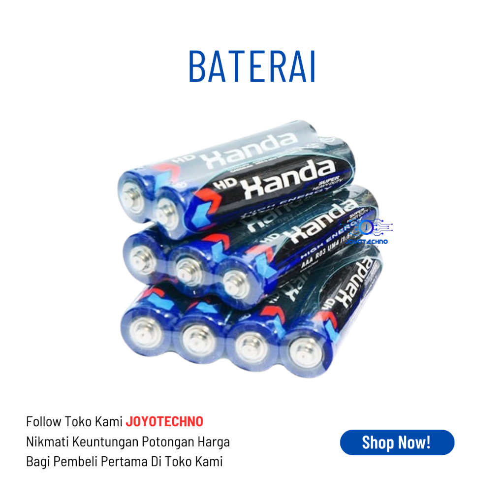 Jual Baterai Batrai Battery A3 AAA Penonsing Teknox Dynamax Xanda SNI ...