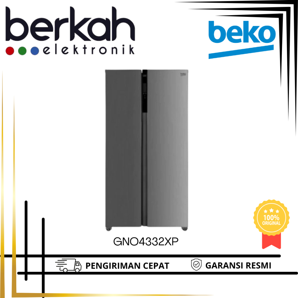 Jual Beko Kulkas SBS Side By Side 500 Liter - GNO4332XP | Shopee Indonesia