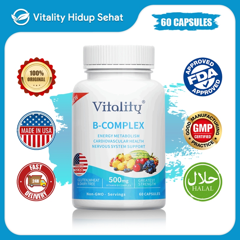 Jual VITALITY-Complete Multivitamins & Minerals Multivitamin B & C ...