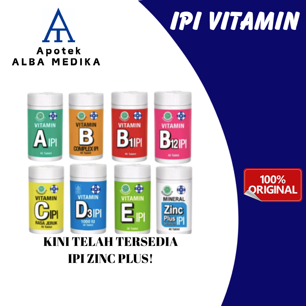 Jual Vitamin IPI Paket Lengkap | Ipi Vitamin C / Vitamin E / Vitamin ...