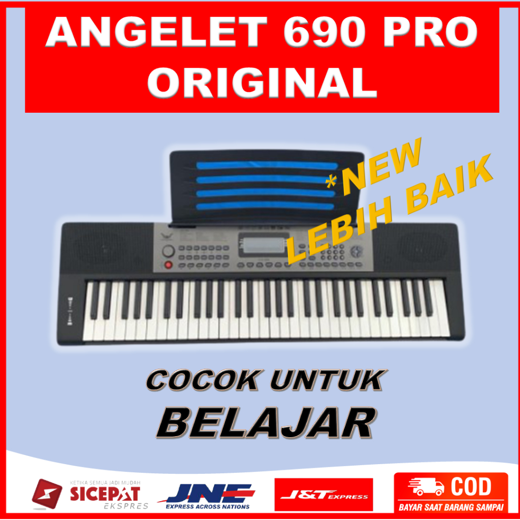 Jual Piano Keyboard Angelet XTS-690 Pro Original | Shopee Indonesia