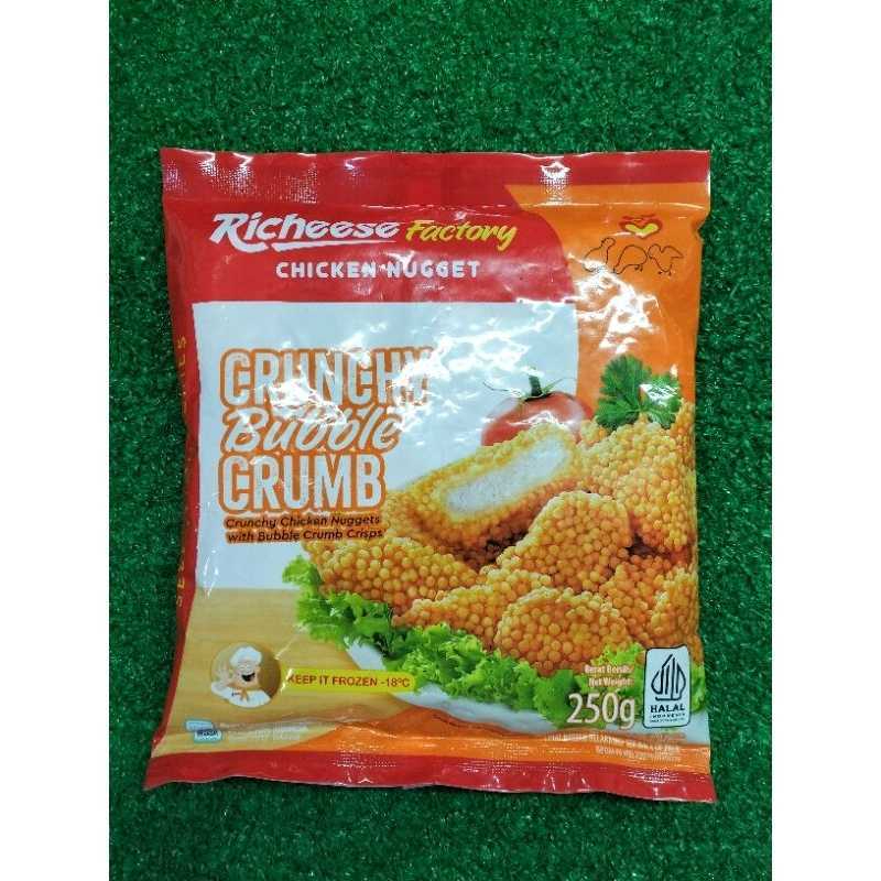 Jual Richeese Factory Nugget Crunchy Bubble Crumb 250gram | Crunchy ...