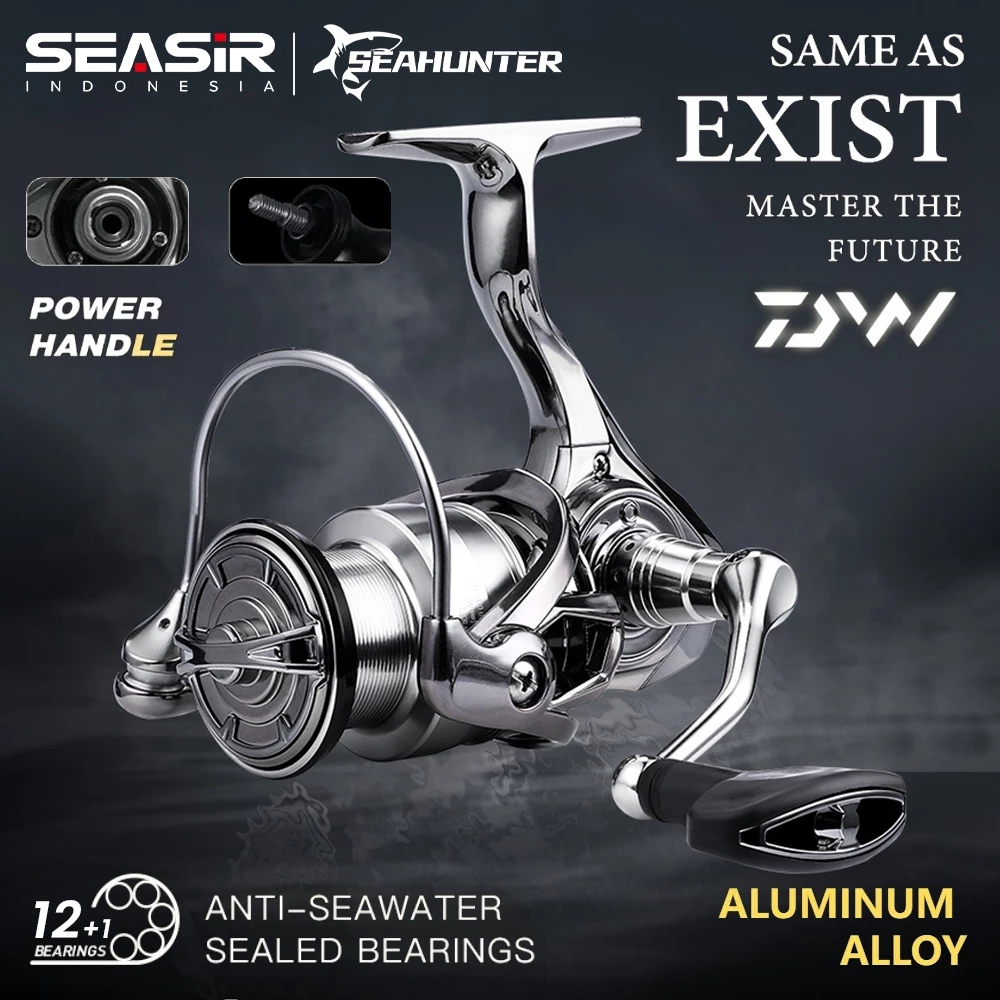 Jual [OFFICIAL]SEAHUNTER x SEASIR EXIST POWER HANDLE Spinning Fishing ...