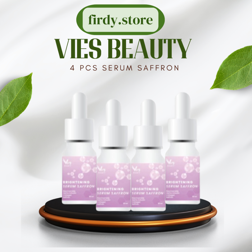 Jual Vies Beauty Glow Serum Saffron Bundling 4pcs 100% Original ...