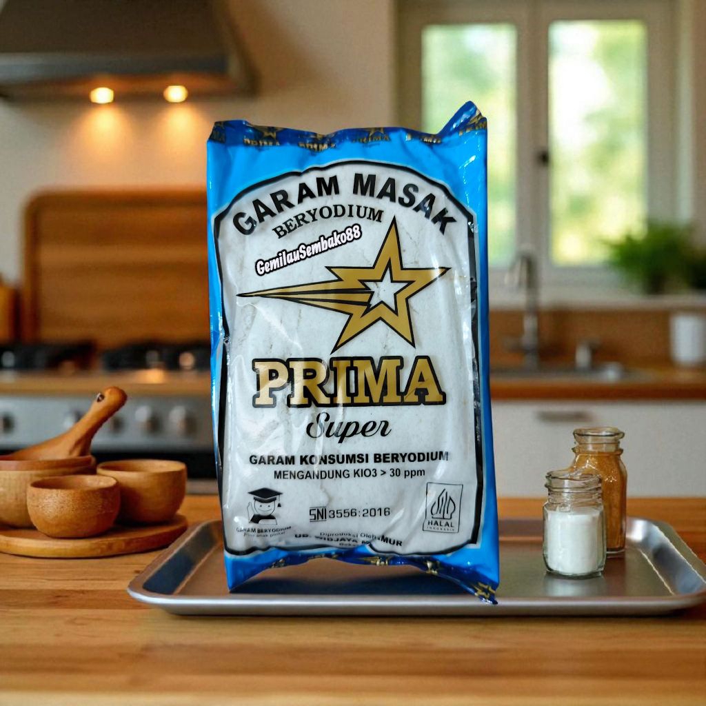 Jual NEW KEMASAN TERBARU GARAM PRIMA SUPER 150 GRAM / GARAM MASAK UNTUK ...